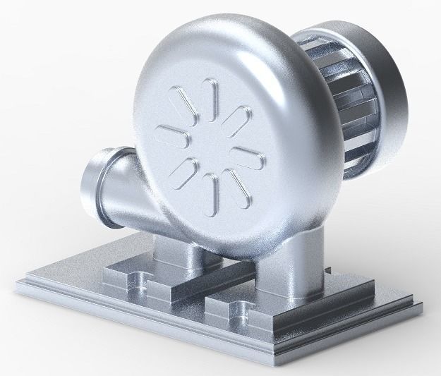 Electric Air Blower 3D model 3D printable | CGTrader