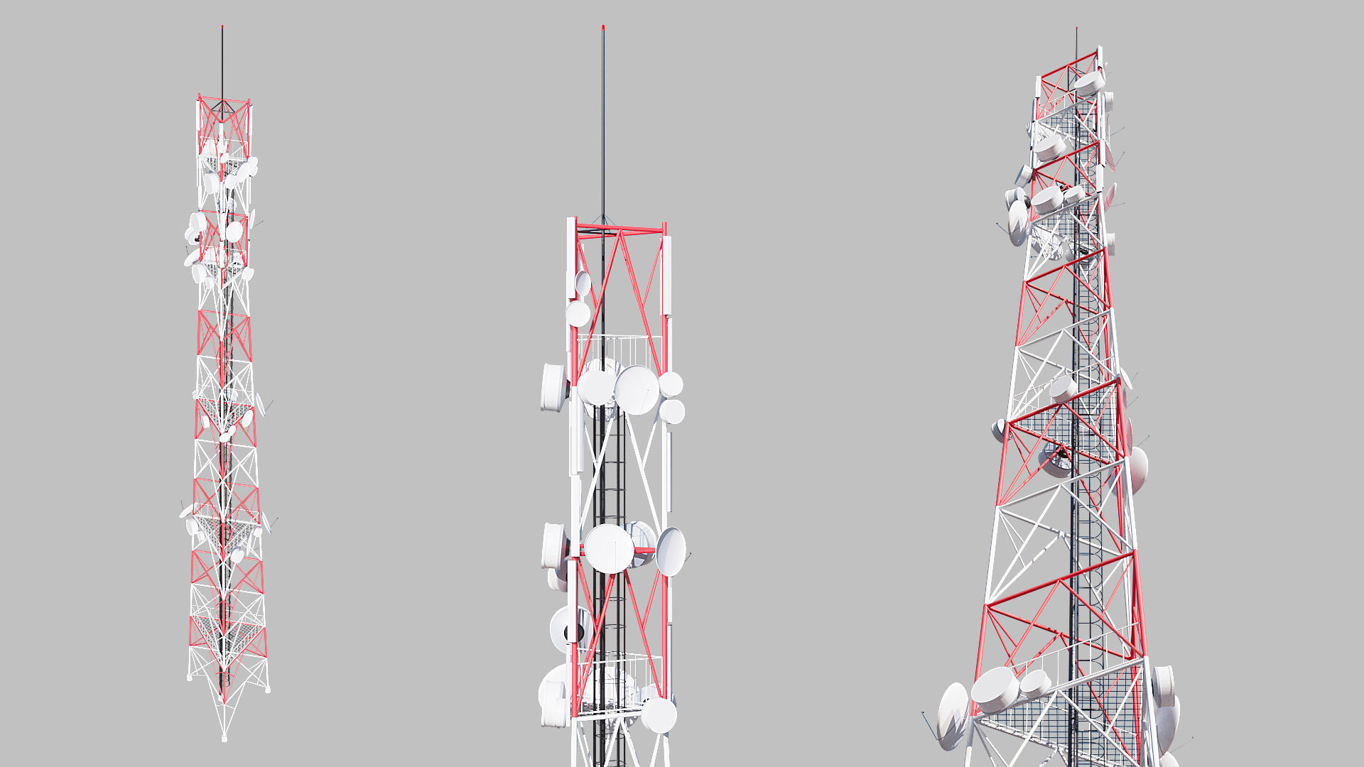 Telecommunication Tower 3D model | CGTrader