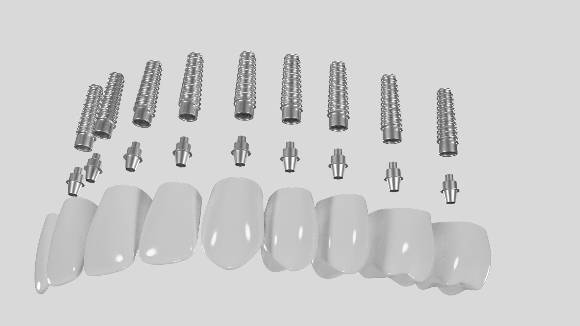 Dental implant 3D model | CGTrader