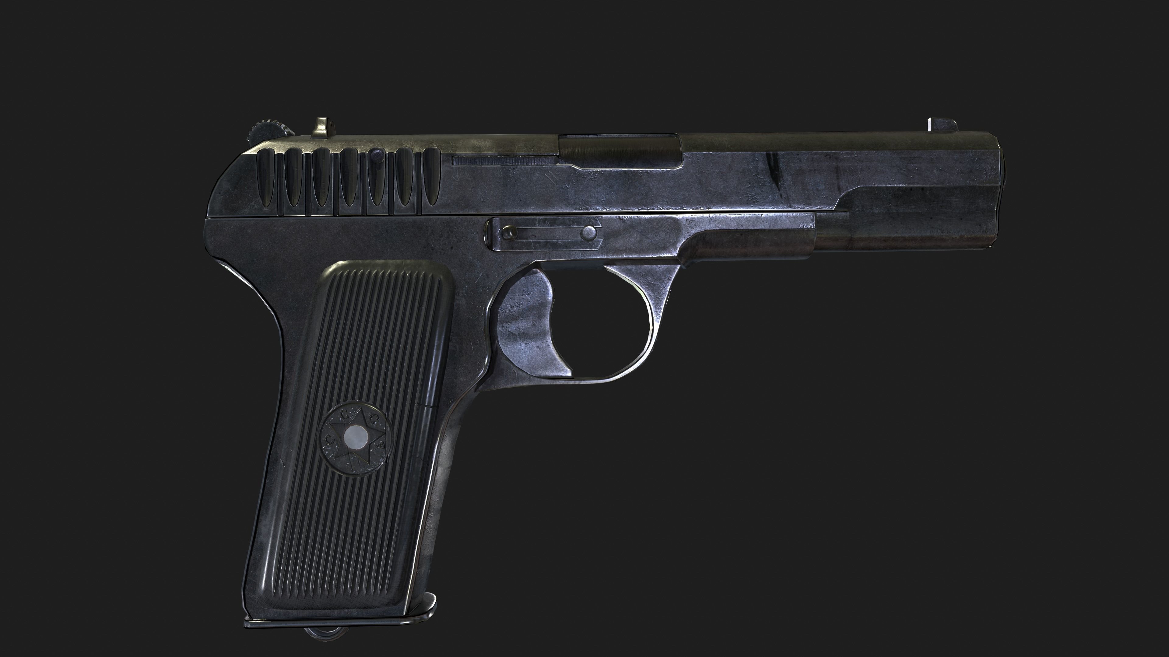 3D model TT Pistol VR / AR / low-poly | CGTrader