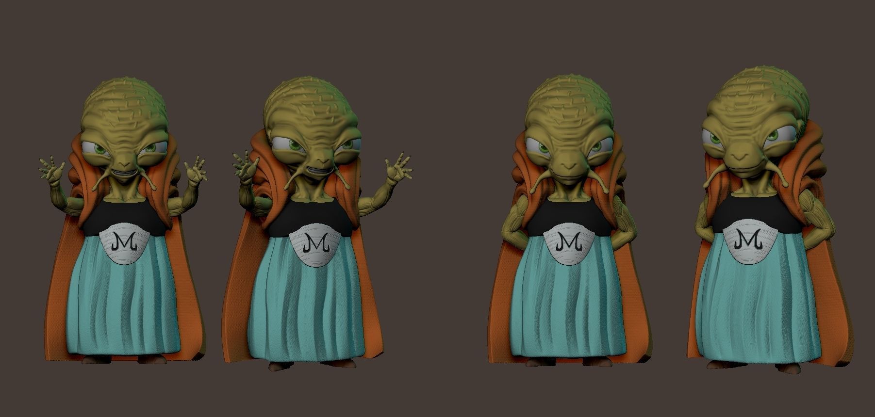 Babidi Dragonball Z 3D model 3D printable | CGTrader