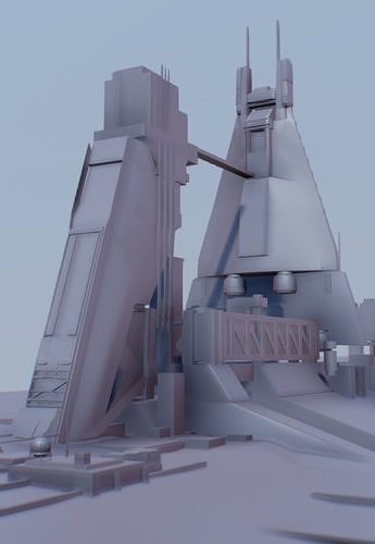 Startup draft 3D model | CGTrader