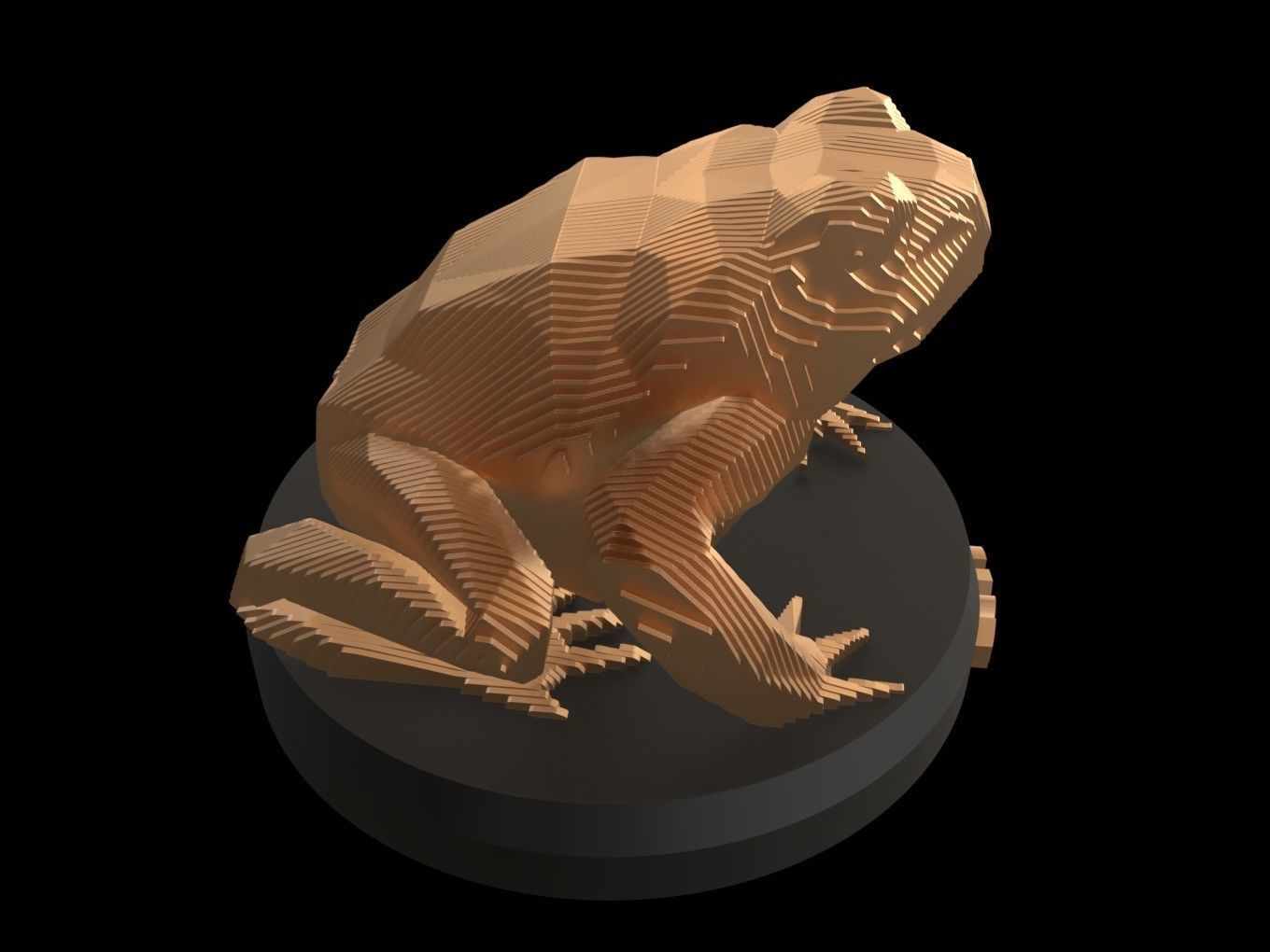 3D model Parametric Toad VR / AR / low-poly | CGTrader
