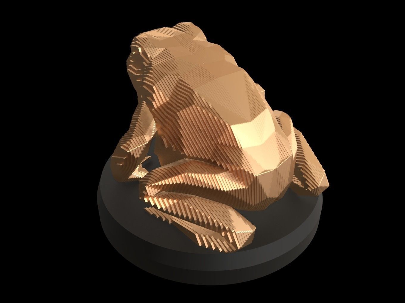 3D model Parametric Toad VR / AR / low-poly | CGTrader