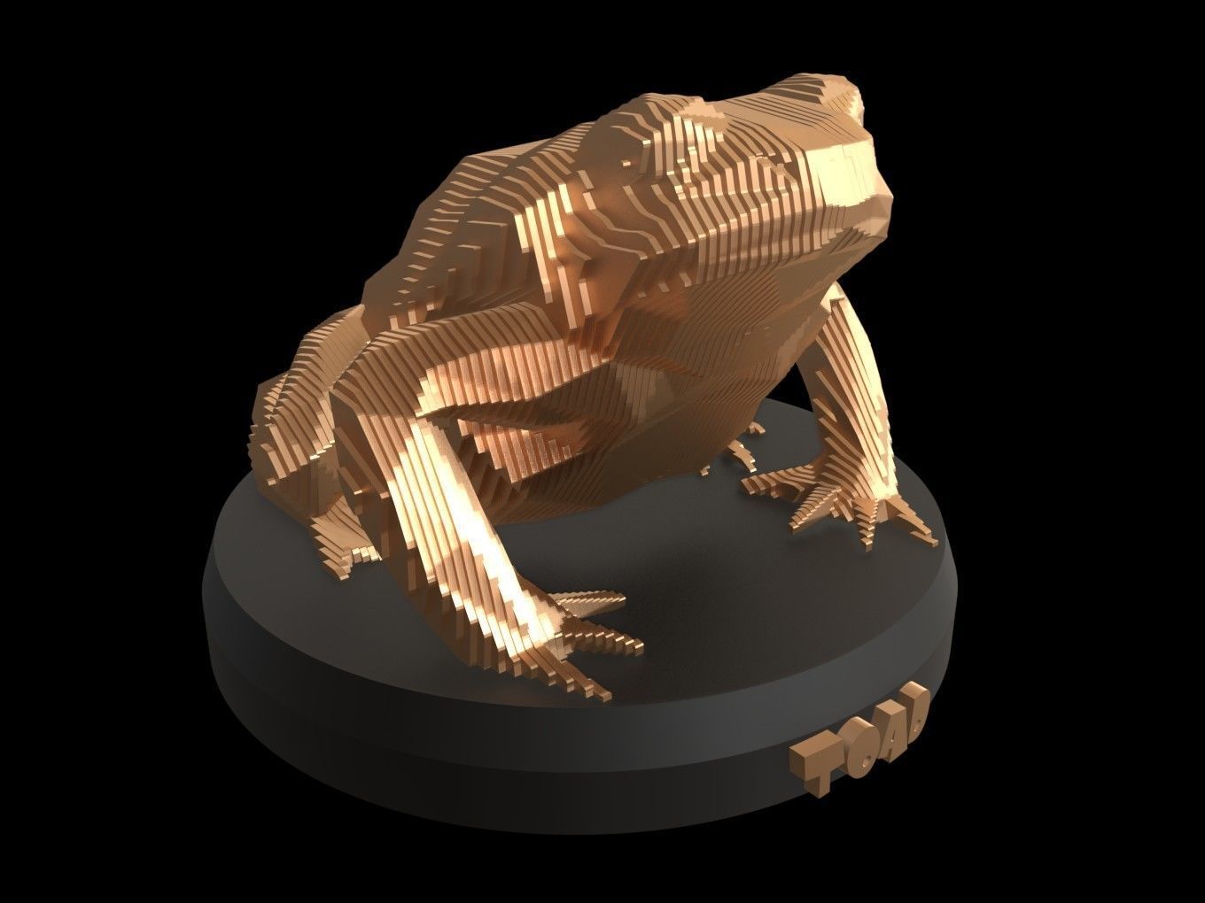 3D model Parametric Toad VR / AR / low-poly | CGTrader