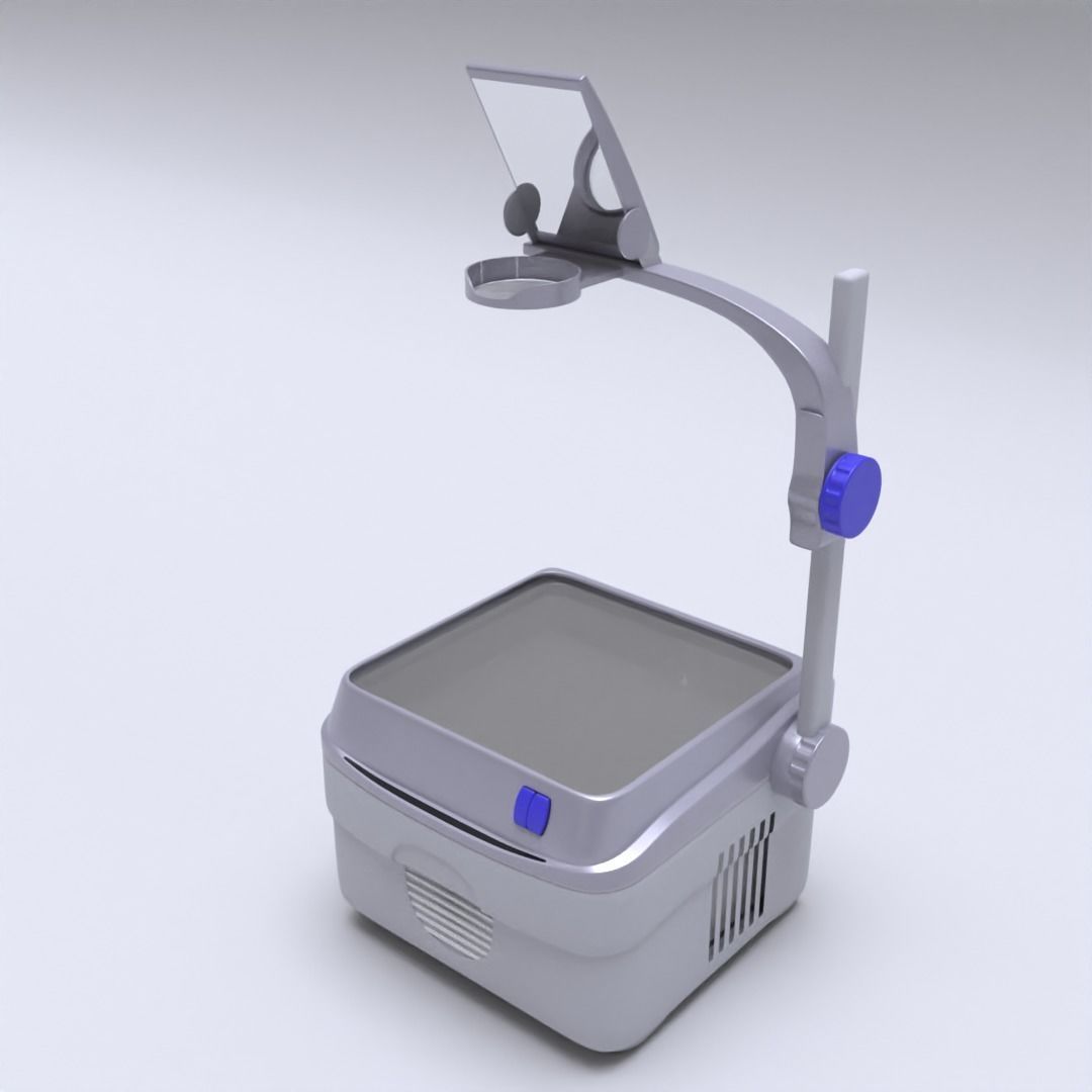 Overhead Projector 3D model | CGTrader