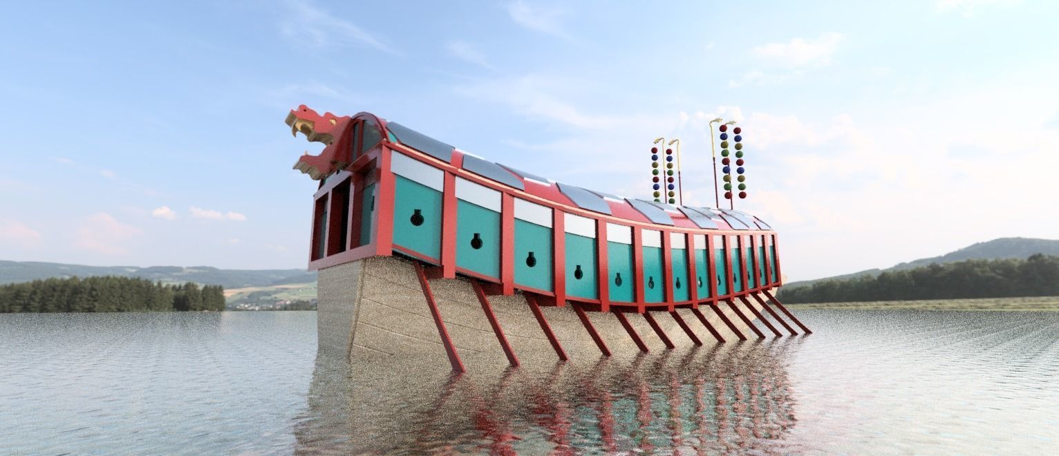 3D model Geobukseon- Turtle ship- Korean armored battleship VR / AR ...