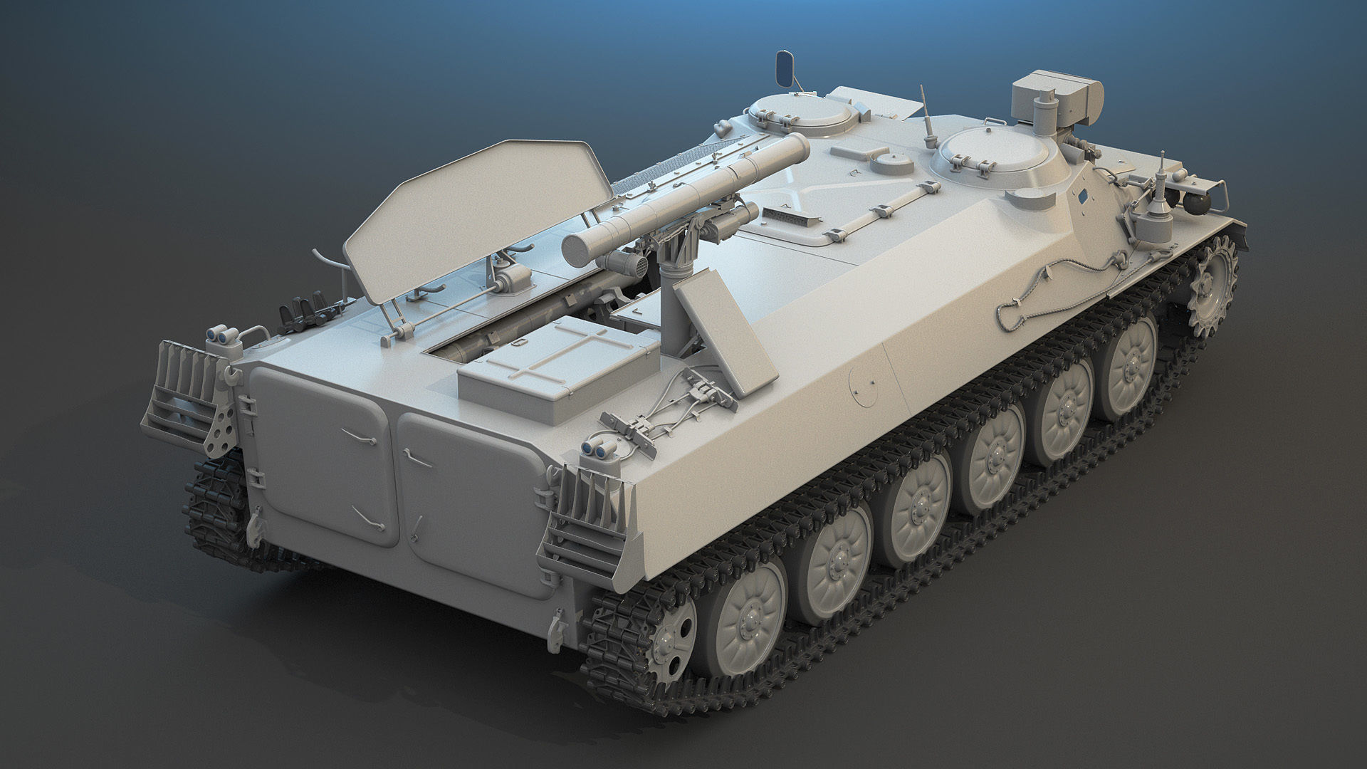 9K114 Shturm-S High Poly 3D model | CGTrader