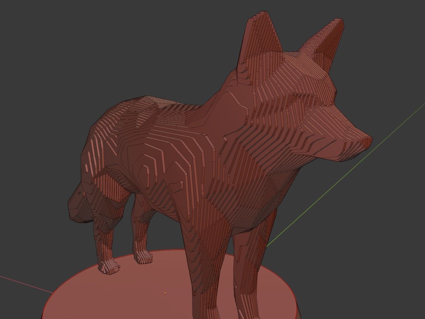 3D model Parametric Red Fox VR / AR / low-poly | CGTrader