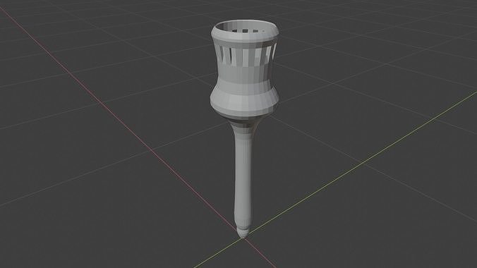 3D model A Simple Torch VR / AR / low-poly | CGTrader