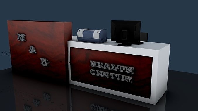RECEPTION OF POLYCLINIC 3D model | CGTrader