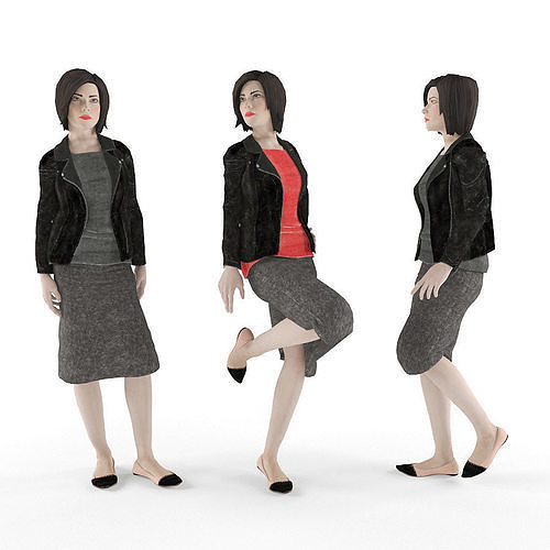 woman human 3D model | CGTrader