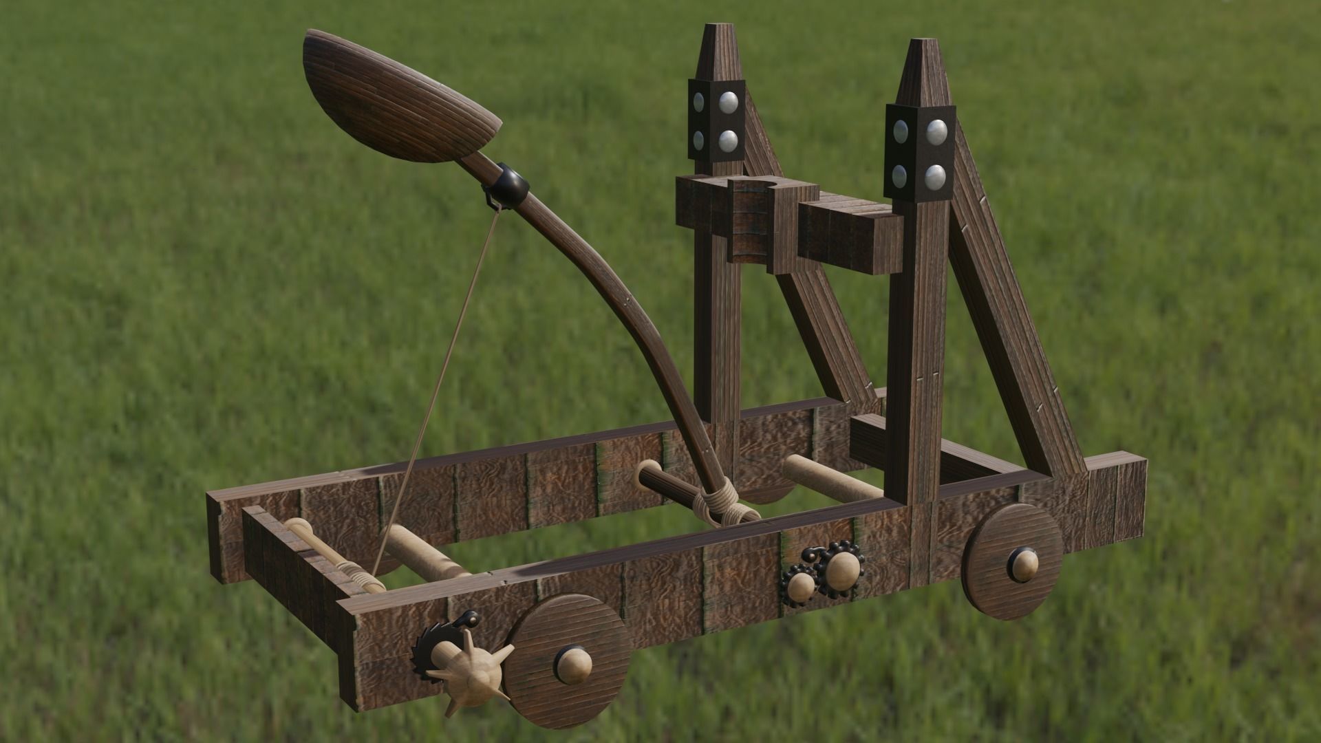 Catapulta medieval Medieval catapult free 3D model | CGTrader