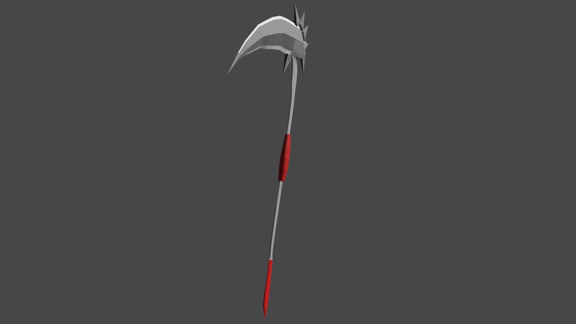 Low Poly Scythe - Game Ready sword free VR / AR / low-poly 3D model ...