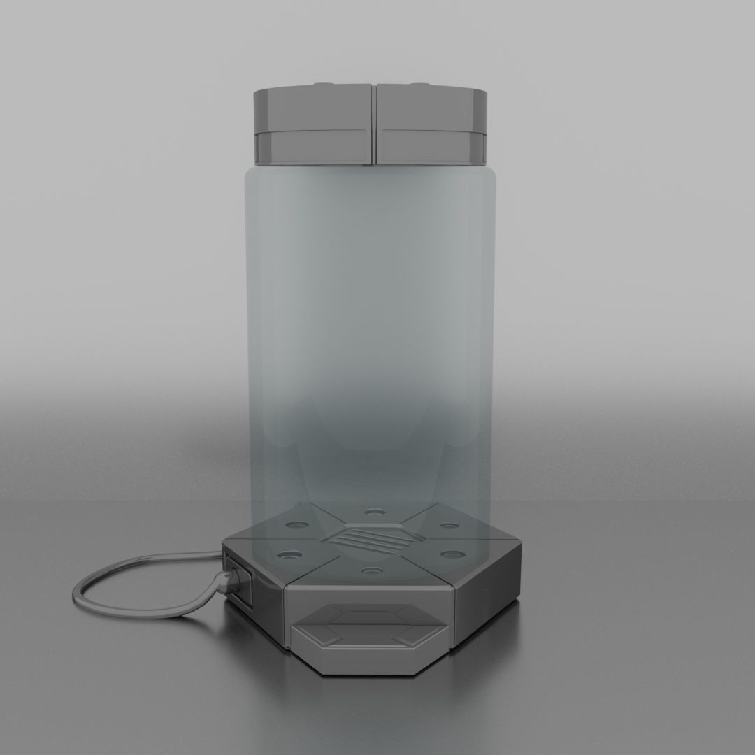 3D model SCI-FI or SCIENCE LAB CONTAINER HIGH and LOW POLY VR / AR ...