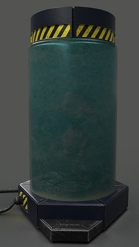 3D model SCI-FI or SCIENCE LAB CONTAINER HIGH and LOW POLY VR / AR ...