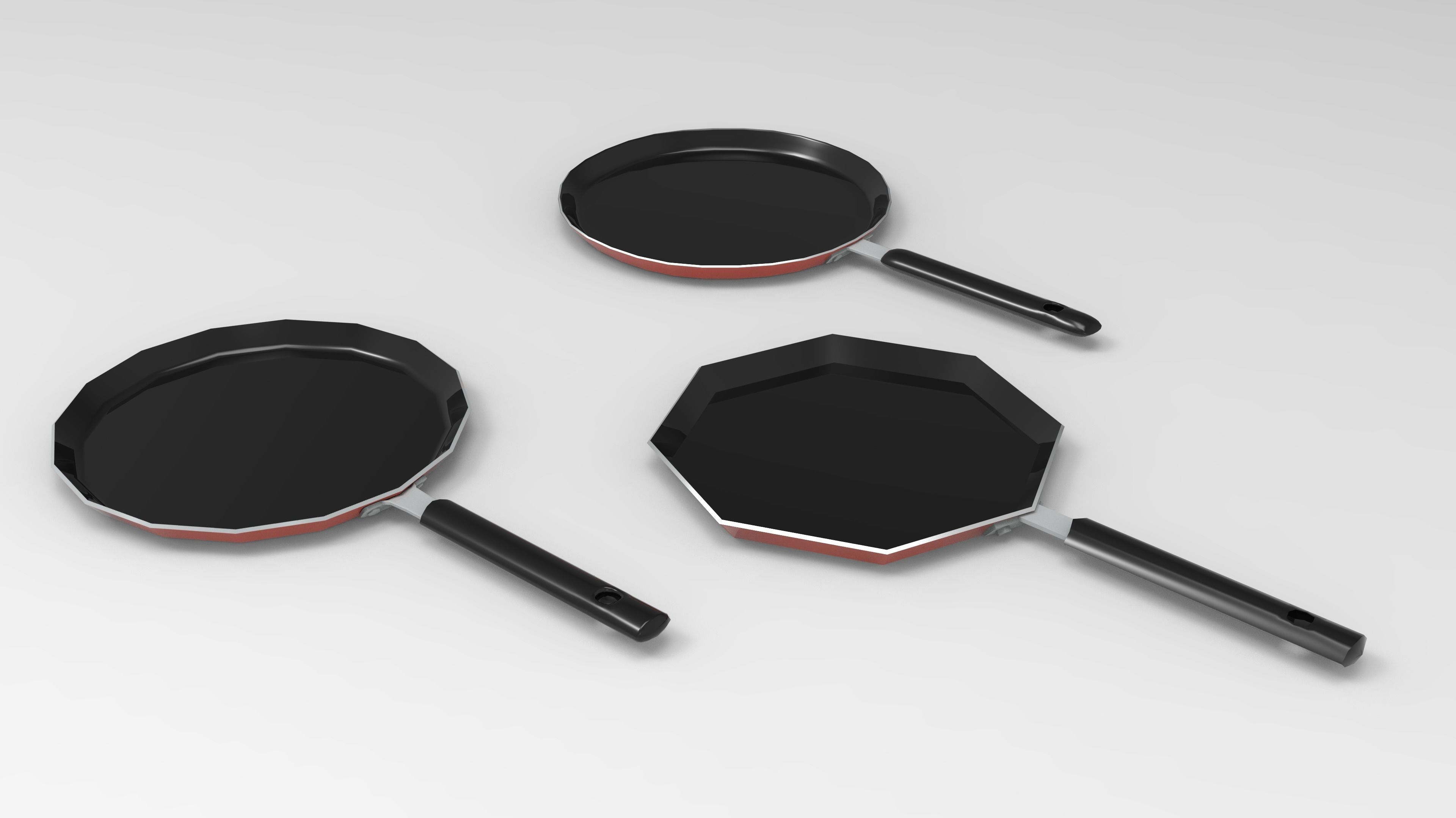 3D model Frying Pan Nonstick VR / AR / low-poly | CGTrader