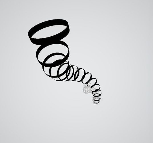 Spiral shape free 3D model | CGTrader