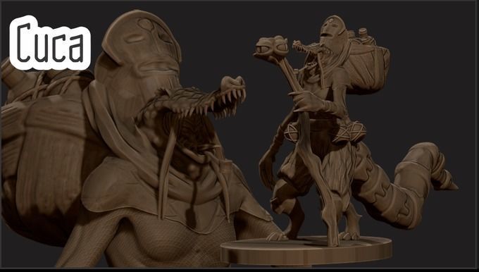 cuca monster 3D model 3D printable | CGTrader