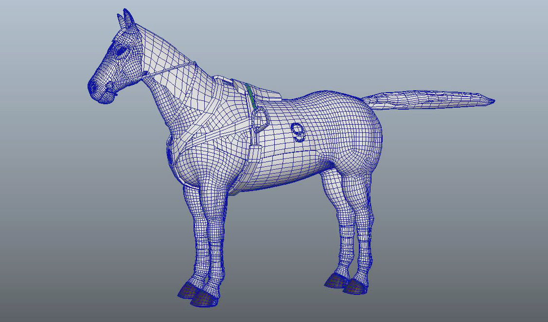 3D model Racing horse and jockey VR / AR / low-poly | CGTrader