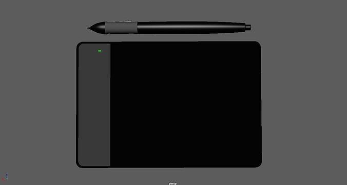 Huion 420 Graphics Tablet 3D Model 3D model | CGTrader