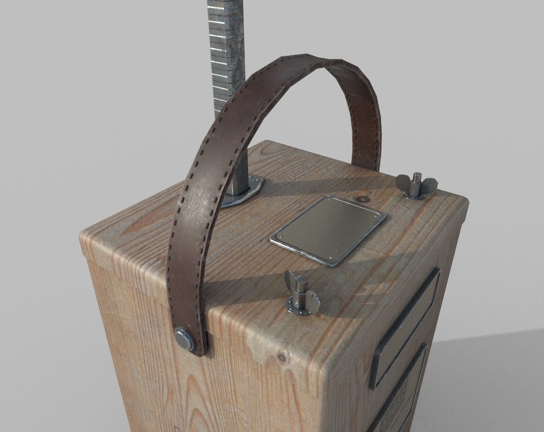 3D model TNT Detonator VR / AR / low-poly | CGTrader