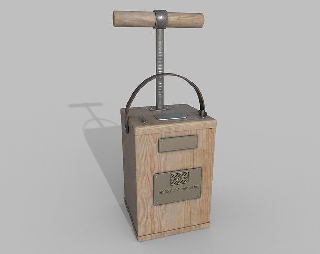 3D model TNT Detonator VR / AR / low-poly | CGTrader