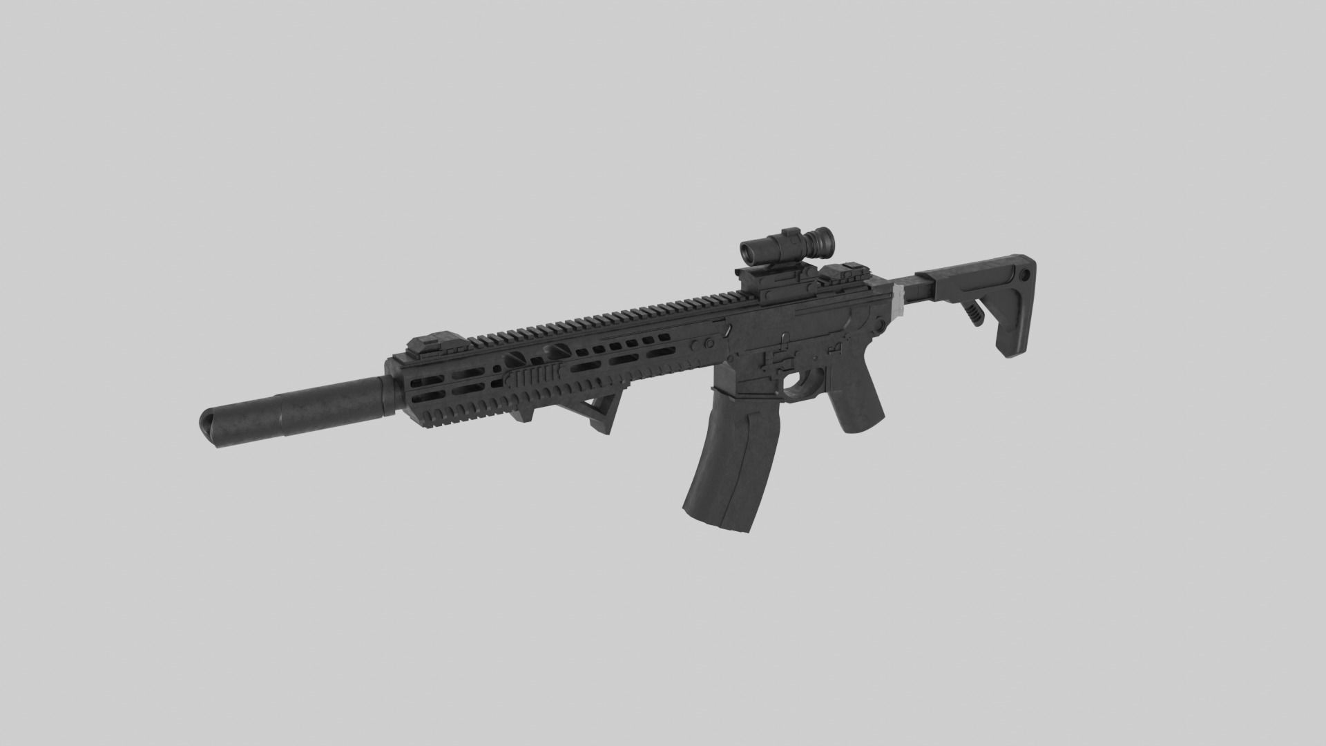 M13 Rifle free 3D model | CGTrader