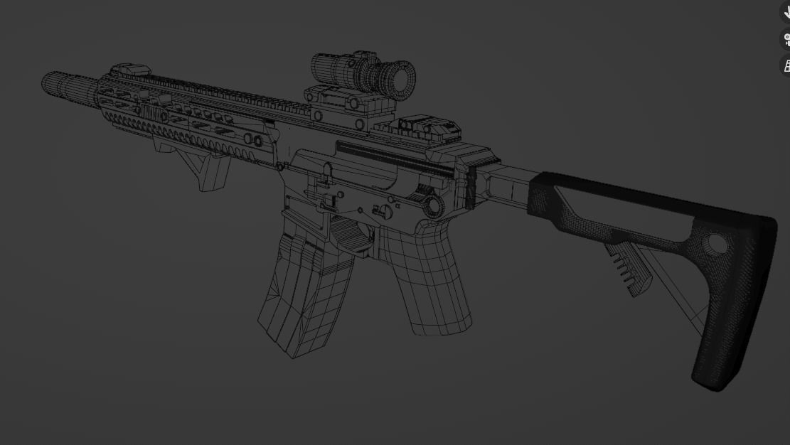 M13 Rifle free 3D model | CGTrader