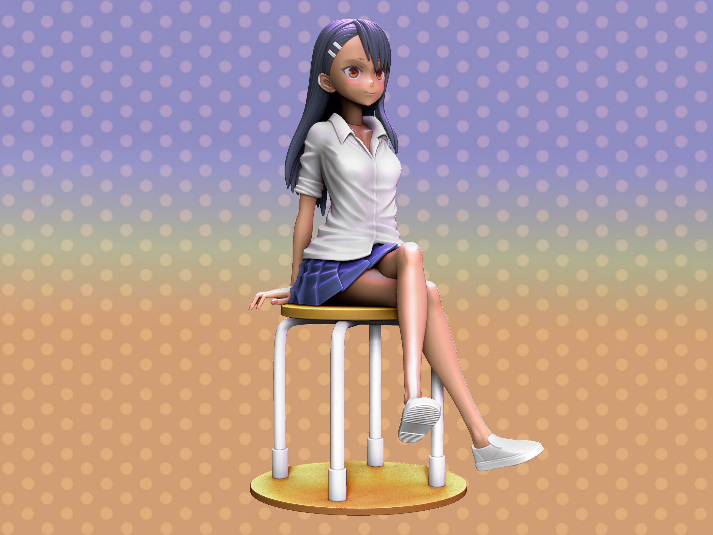 Hayase Nagatoro figure 3d 3D model 3D printable | CGTrader