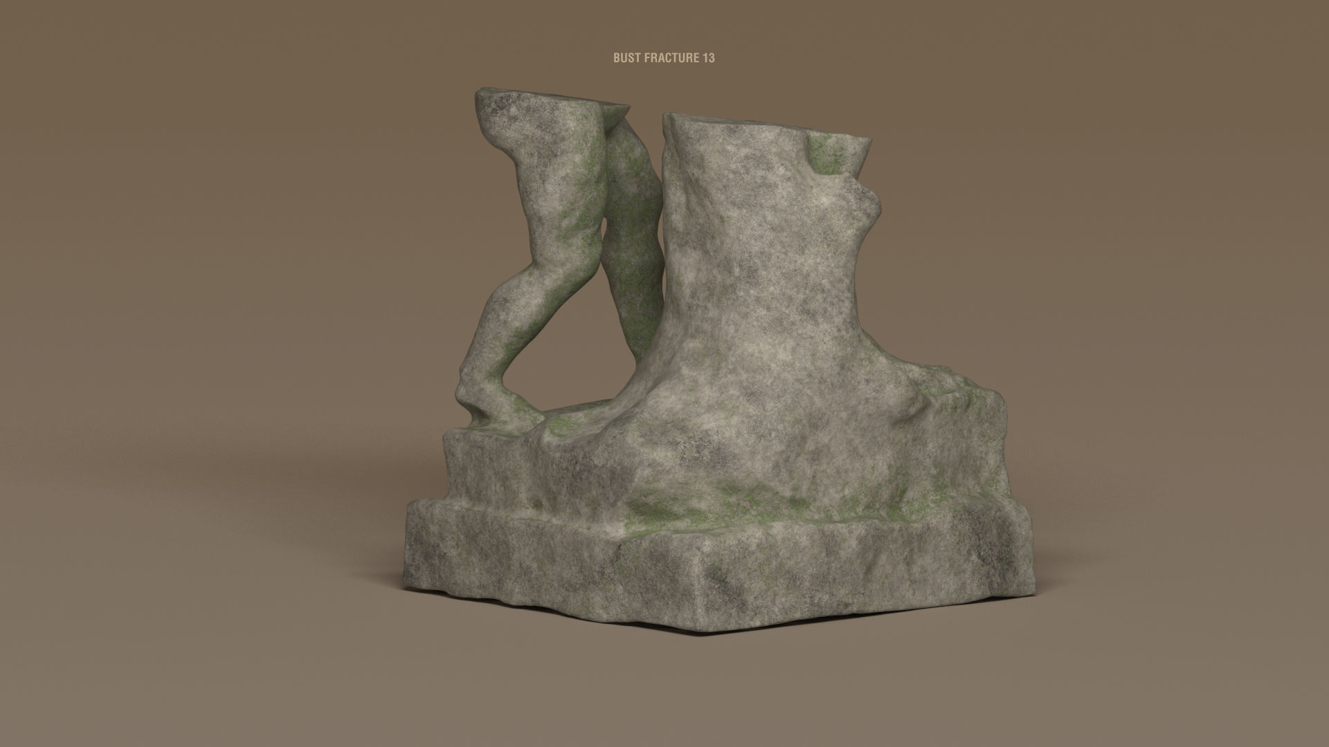 Broken Statue 3D model | CGTrader