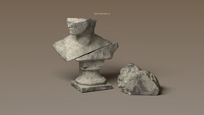 Broken Statue 3D model | CGTrader