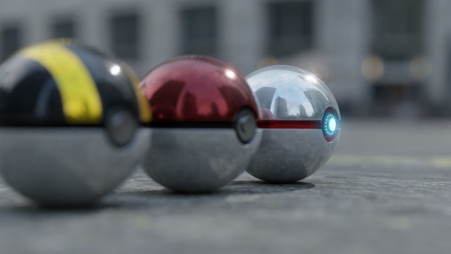 3D model Realistic pokeball - Pokemon VR / AR / low-poly | CGTrader