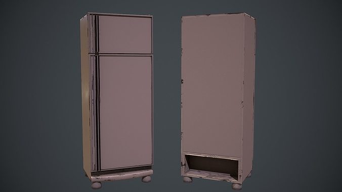 3D model Low Poly Fridge VR / AR / low-poly | CGTrader