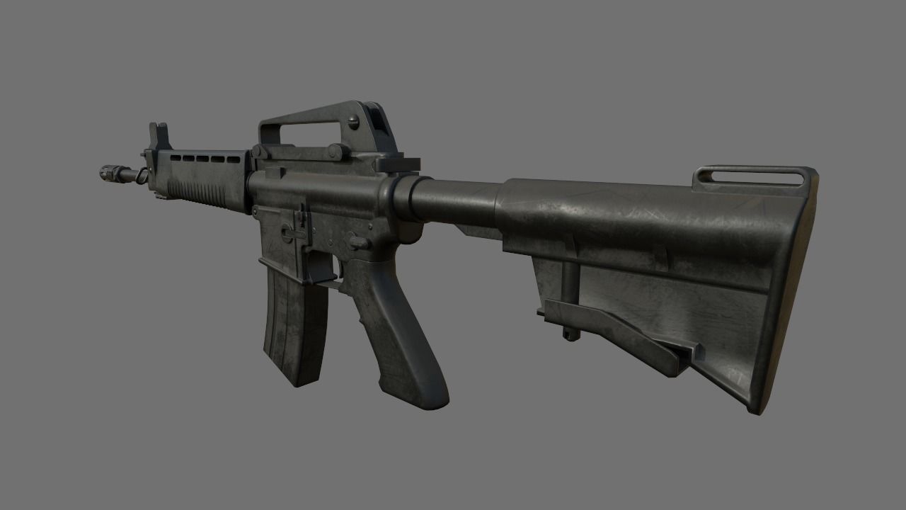 3D model T91 Assault Rifle 3D model With PBR Texture VR / AR / low-poly | CGTrader