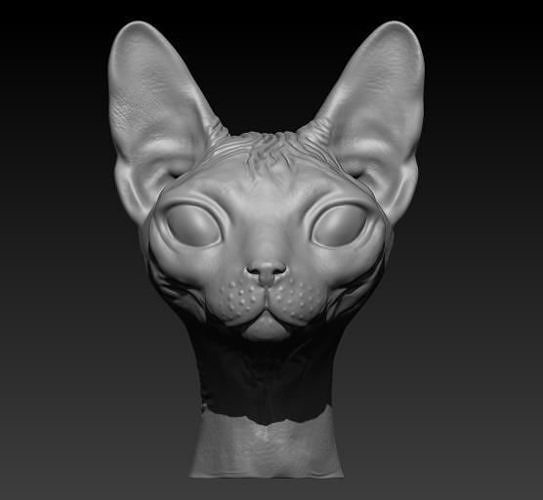 CAT SPHYNX 3D model 3D printable | CGTrader