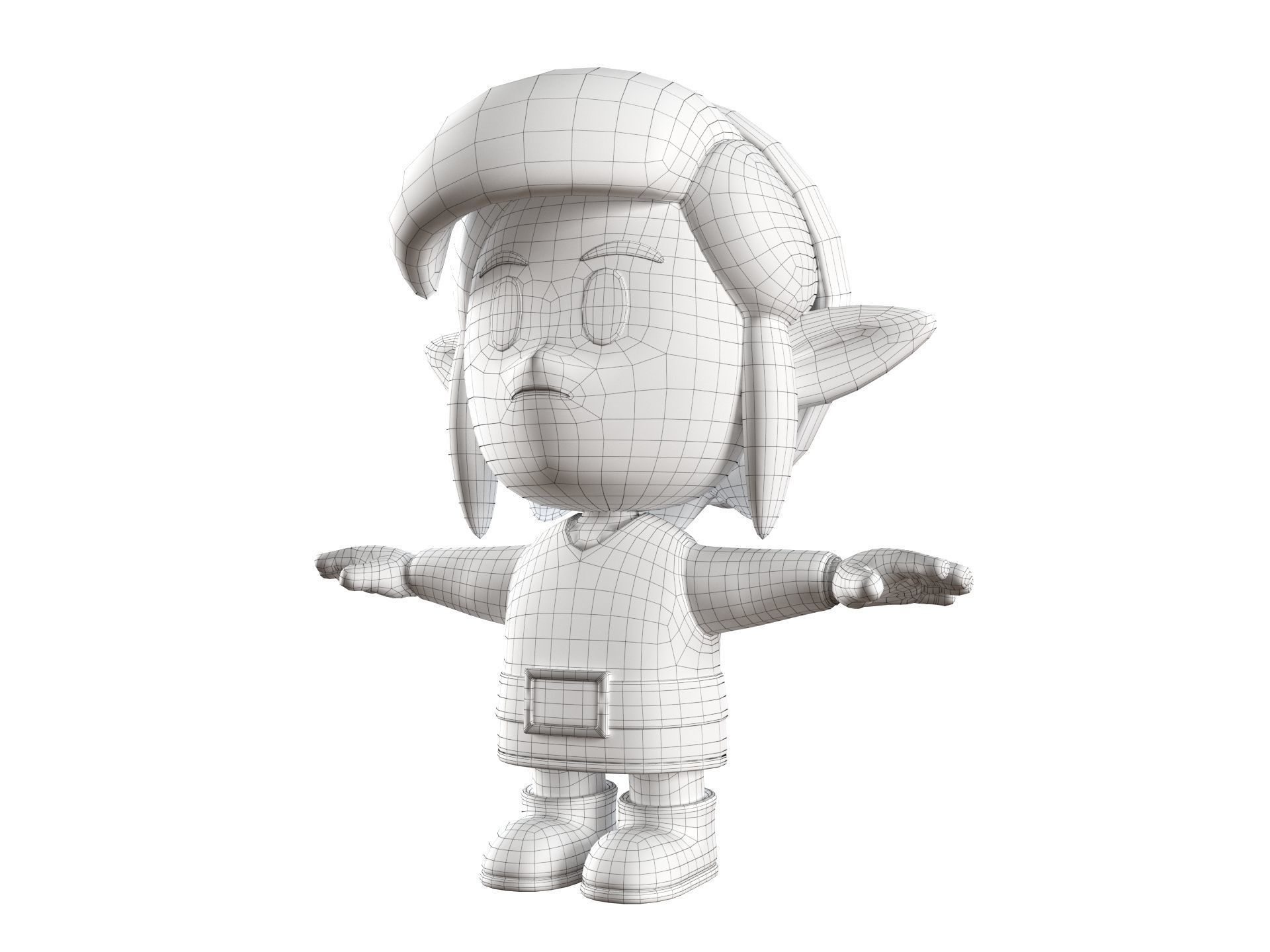3D model Link Awakening VR / AR / low-poly | CGTrader