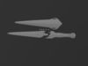 Galadriel Dagger from Lord of the Rings Rings of power 3D model 3D ...
