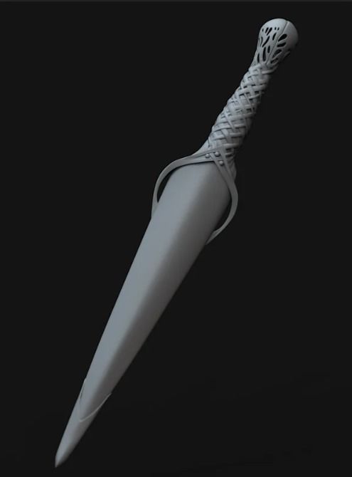 Galadriel Dagger from Lord of the Rings Rings of power 3D model 3D ...