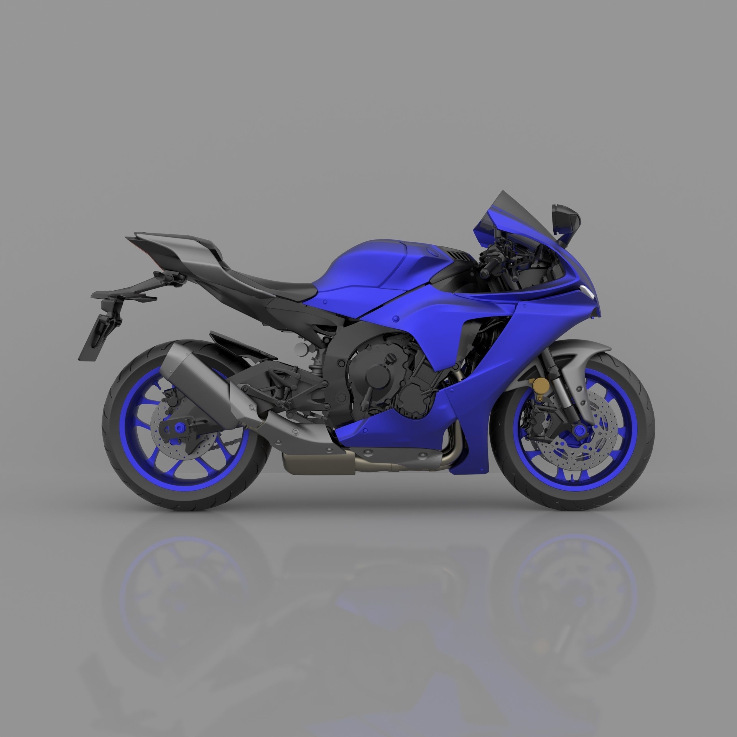 Yamaha YZF R1 2020 3D Model Ready to Print STL File 3D model 3D ...