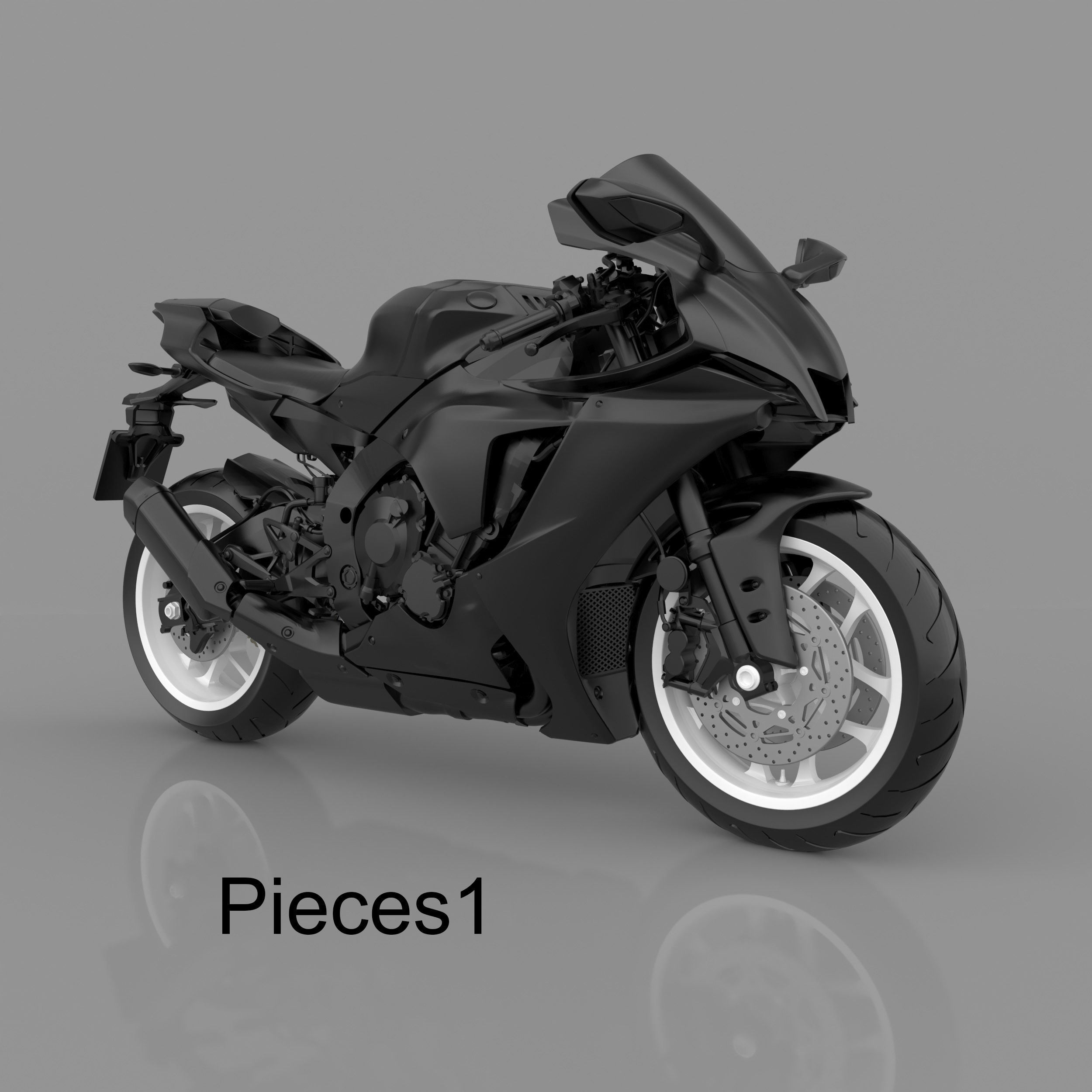 Yamaha YZF R1 2020 3D Model Ready to Print STL File 3D model 3D ...