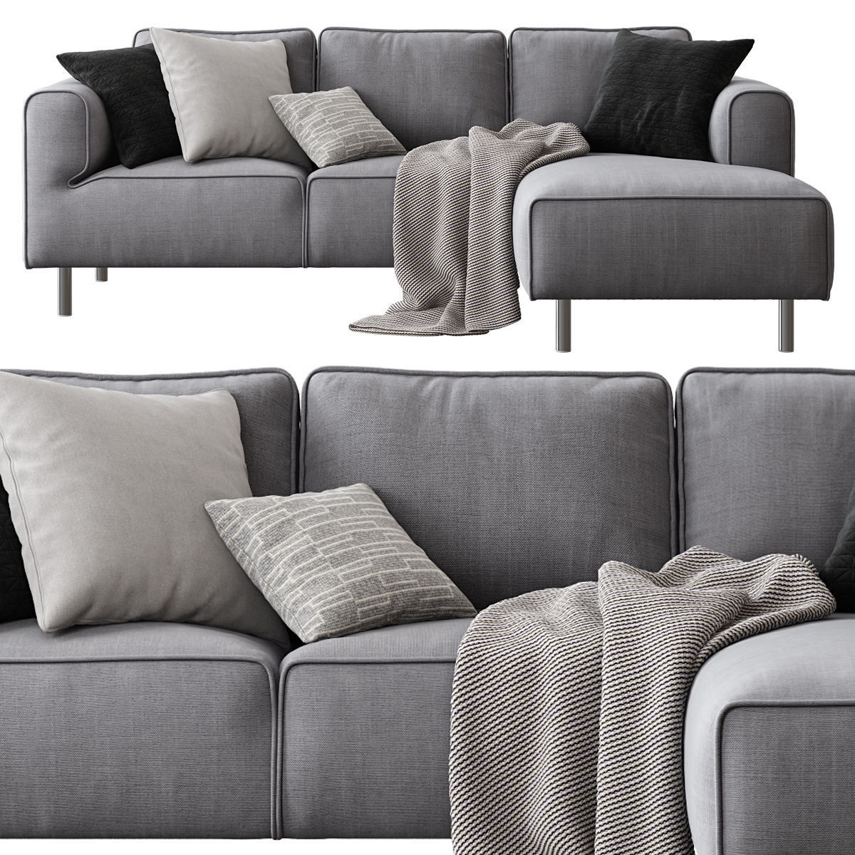 BoConcept Arco Corner sofa 3D model | CGTrader