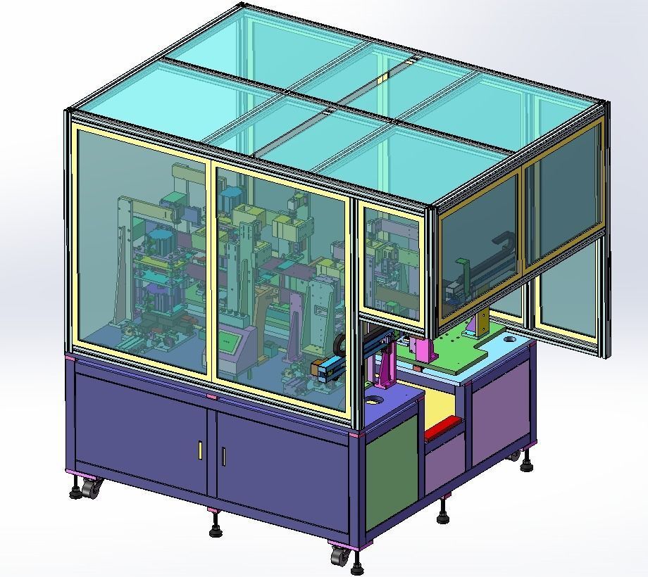 FFC mobile phone flexible flat line production line 3D model | CGTrader