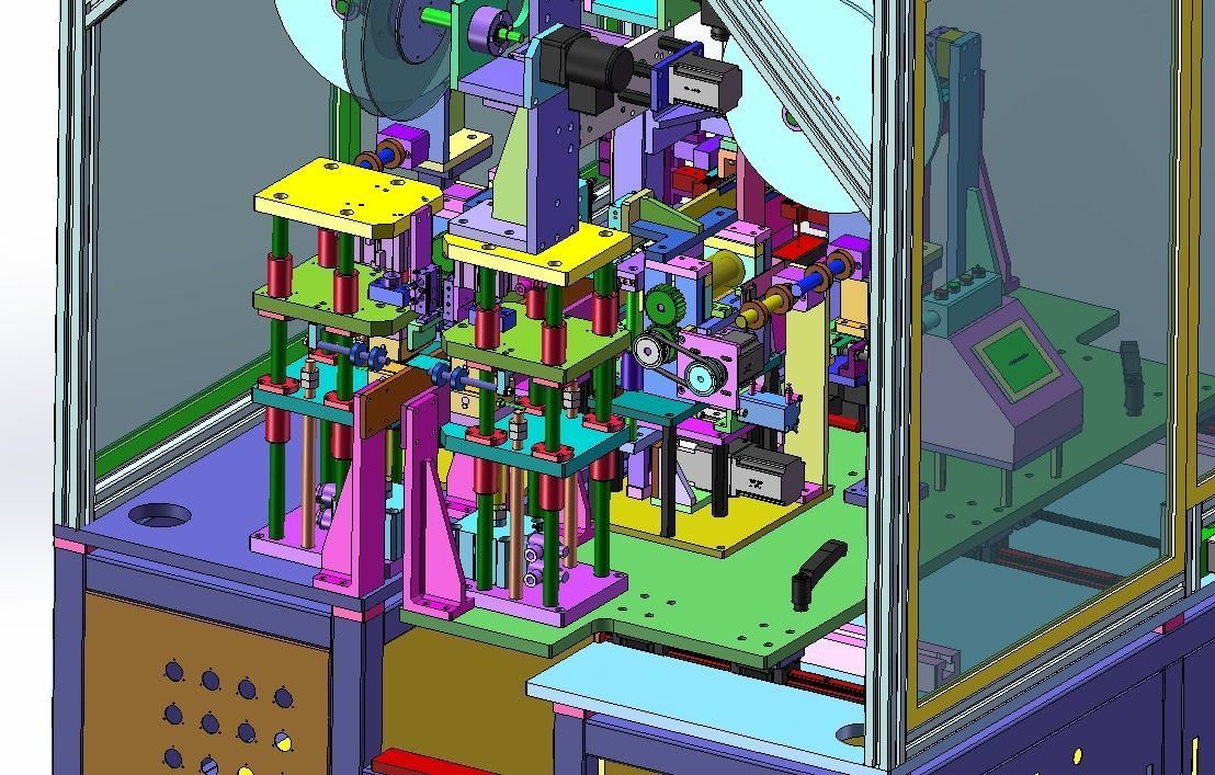 FFC mobile phone flexible flat line production line 3D model | CGTrader