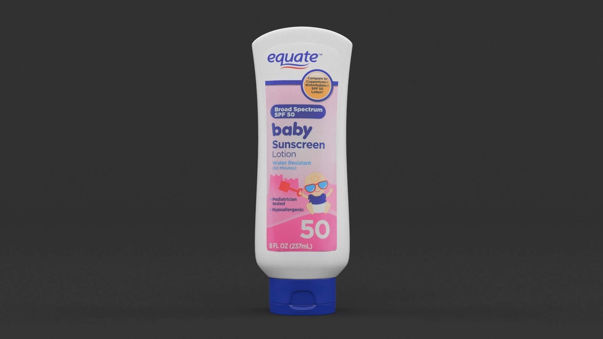 Equate Baby Sunscreen Lotion 3D model | CGTrader