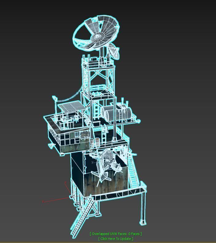 Post-Apocalyptic Outpost Tower 3D model | CGTrader