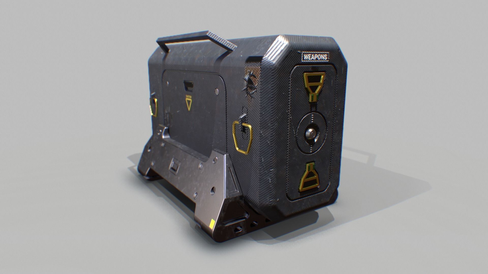 3D model Sci-Fi Weapons Crate VR / AR / low-poly | CGTrader