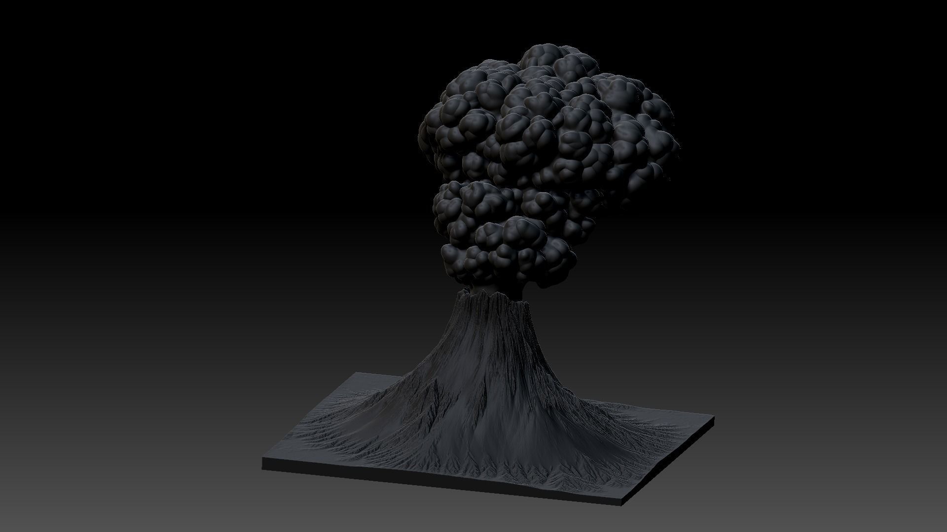 Volcano 3D model | CGTrader