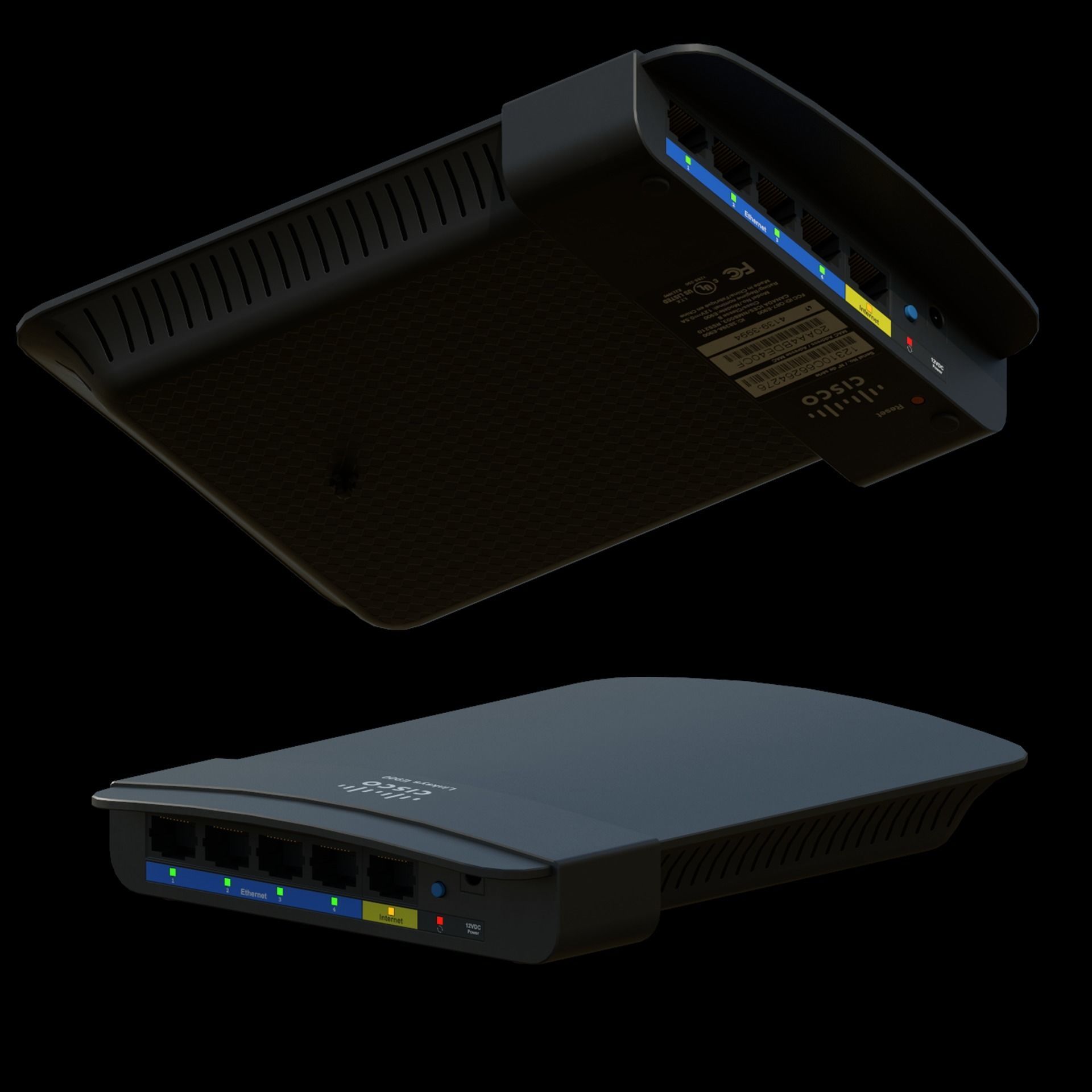 3D model Internet Router VR / AR / low-poly | CGTrader