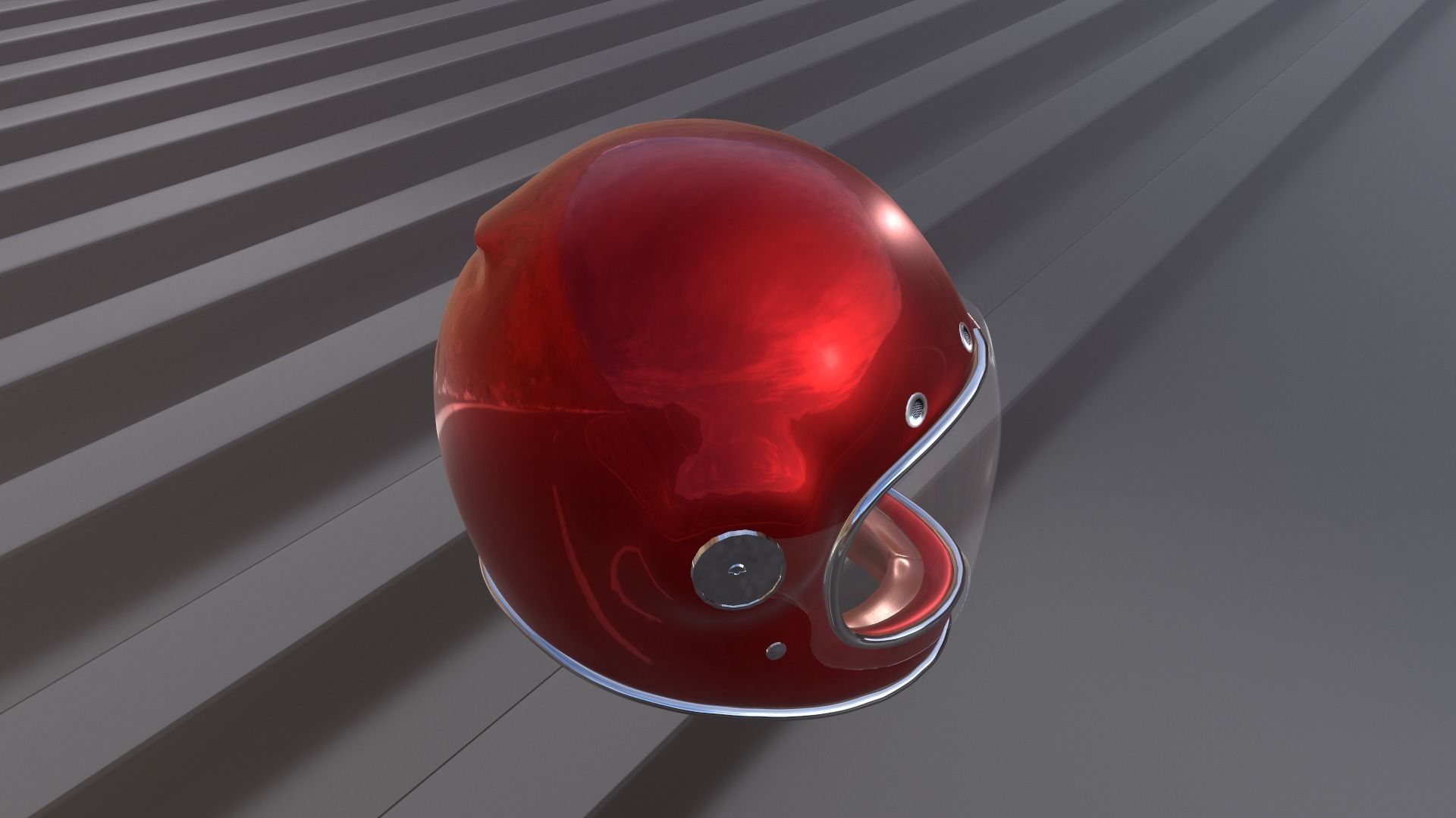 Motorcycle Helmet Package Classic Bell Model 3D model 3D printable ...